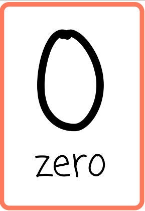PDF Download Printable Extra Large Number and Word Flash Cards 0-10 A4 ...