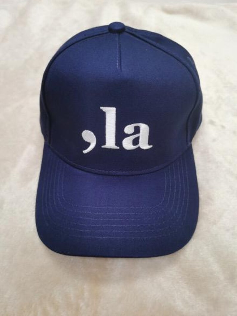 Kamala LA Hat, Comma LA Hat, Kamala Harris Embroidered Hat. Harris Walz ...