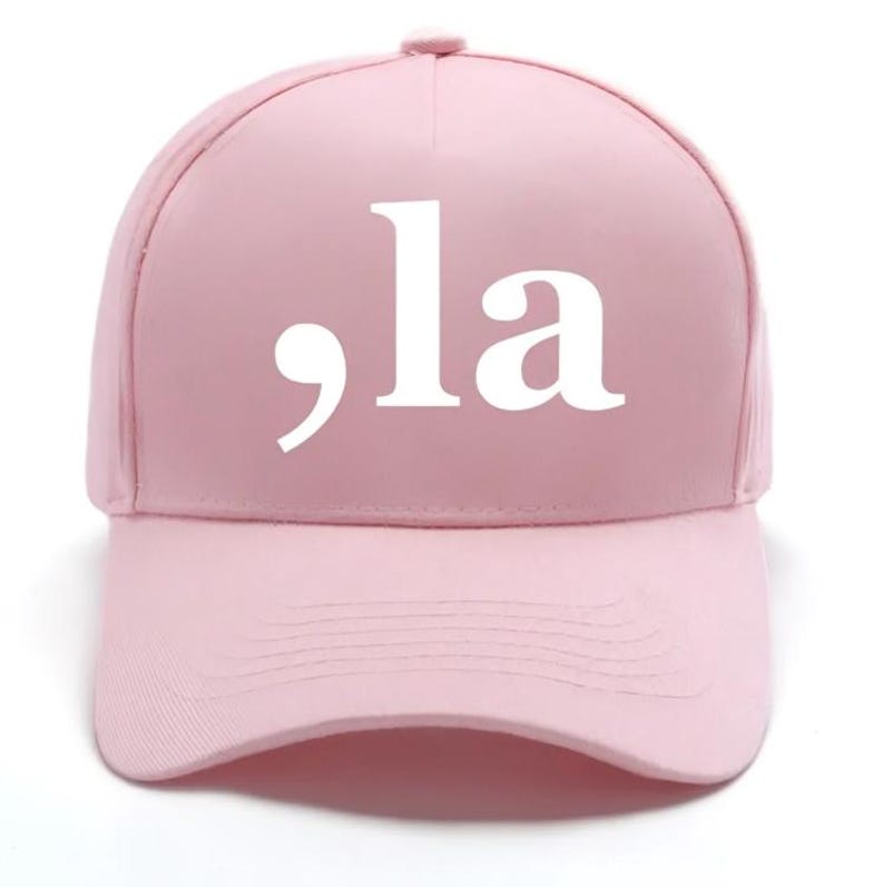 Kamala LA Hat, Comma LA Hat, Kamala Harris Embroidered Hat. Harris Walz ...