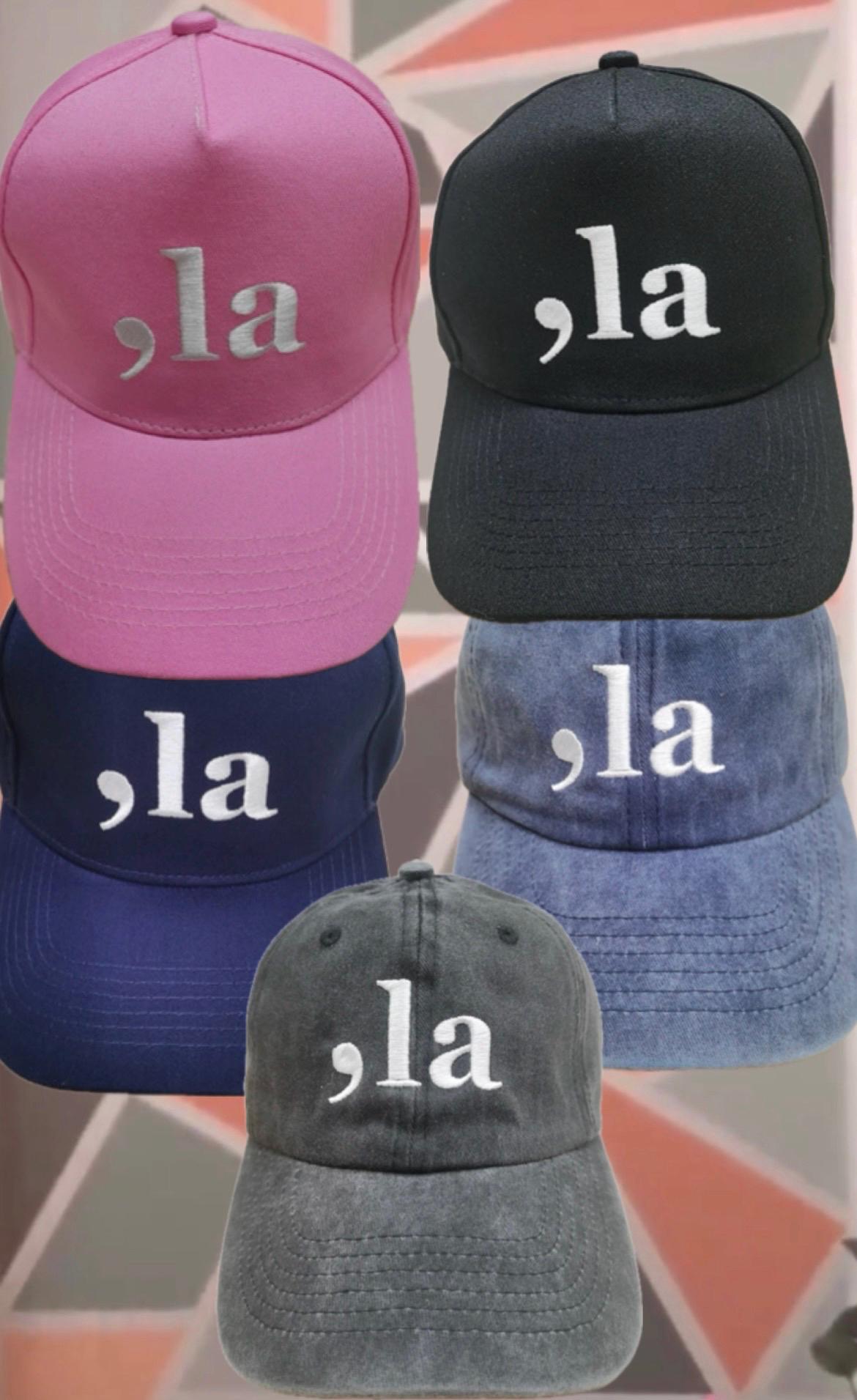 Kamala LA Hat, Comma LA Hat, Kamala Harris Embroidered Hat. Harris Walz ...