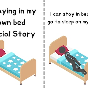 Staying in Own Bed Social Story | Sleep Support for Children - Etsy