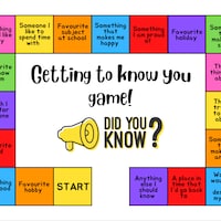 Get to Know You Dice Game, Children Icebreaker Questions, Roll and Tell ...