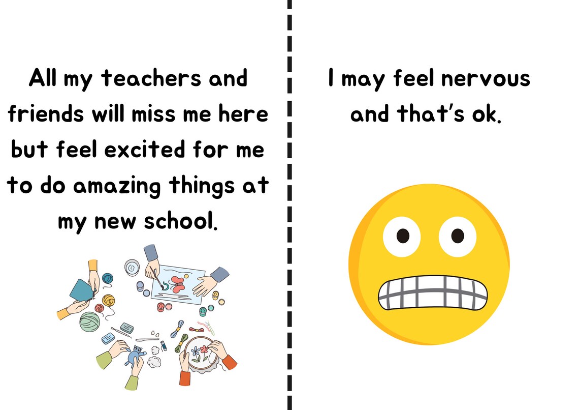 New School Social Story: Changing Primary School (digital Download) - Etsy