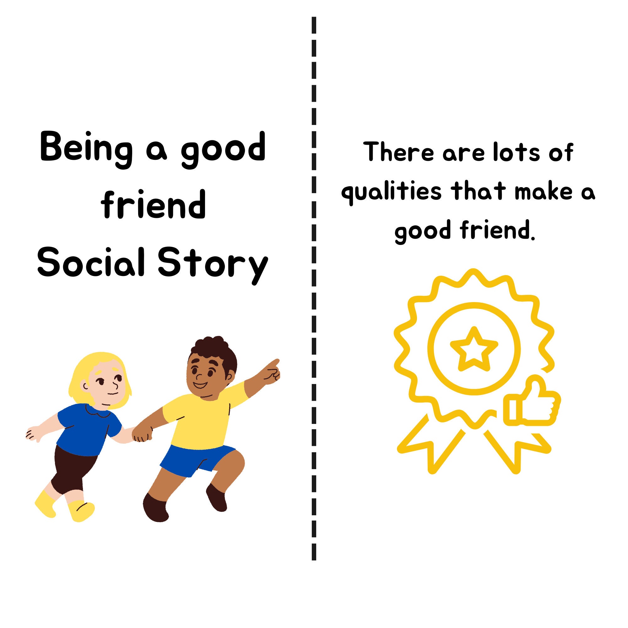 Good Friend Social Story Being A Good Friend Social Story School