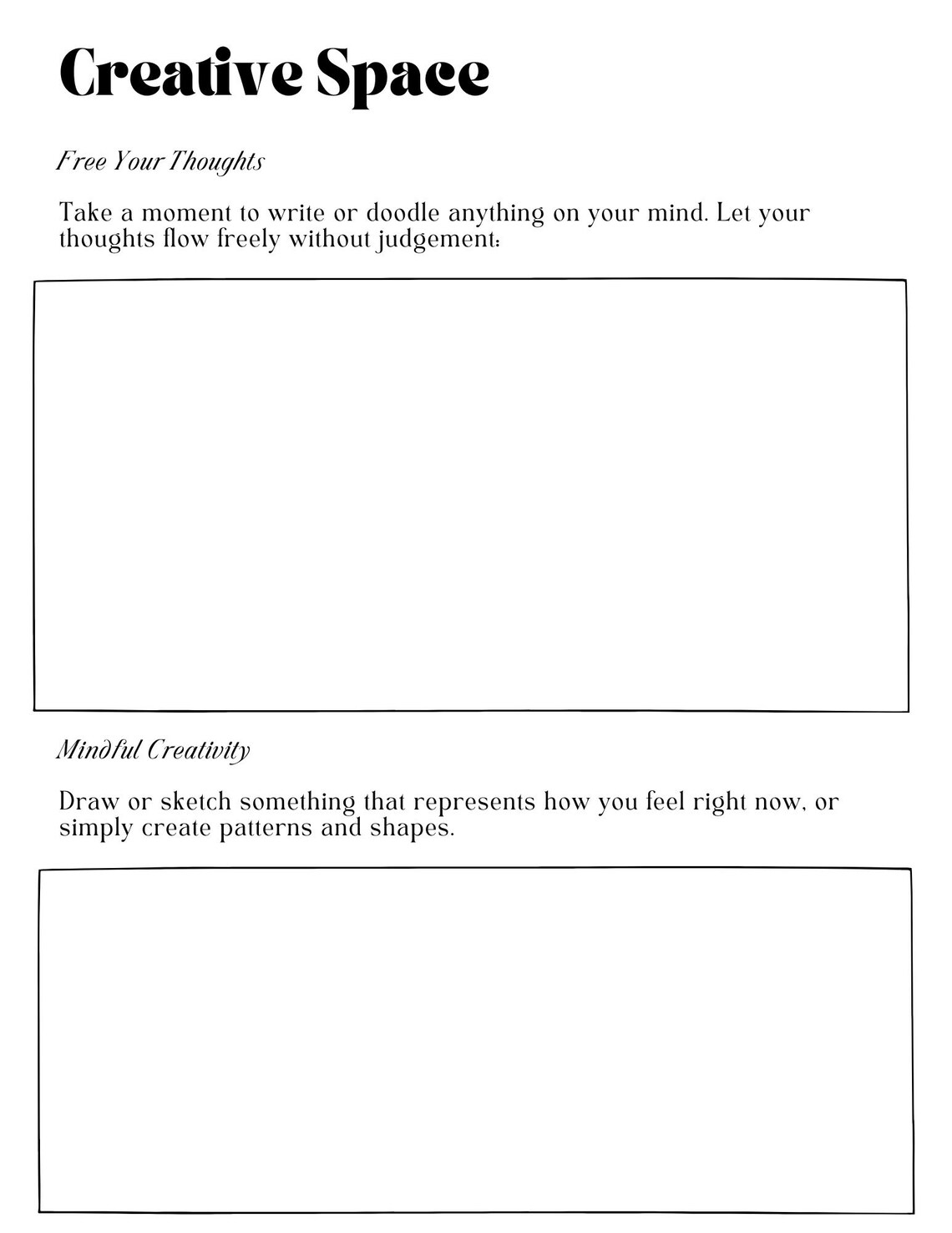 Mindfulness Journal | Mindfulness Worksheets | Self-awareness ...