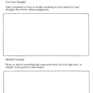 Mindfulness Journal | Mindfulness Worksheets | Self-awareness ...