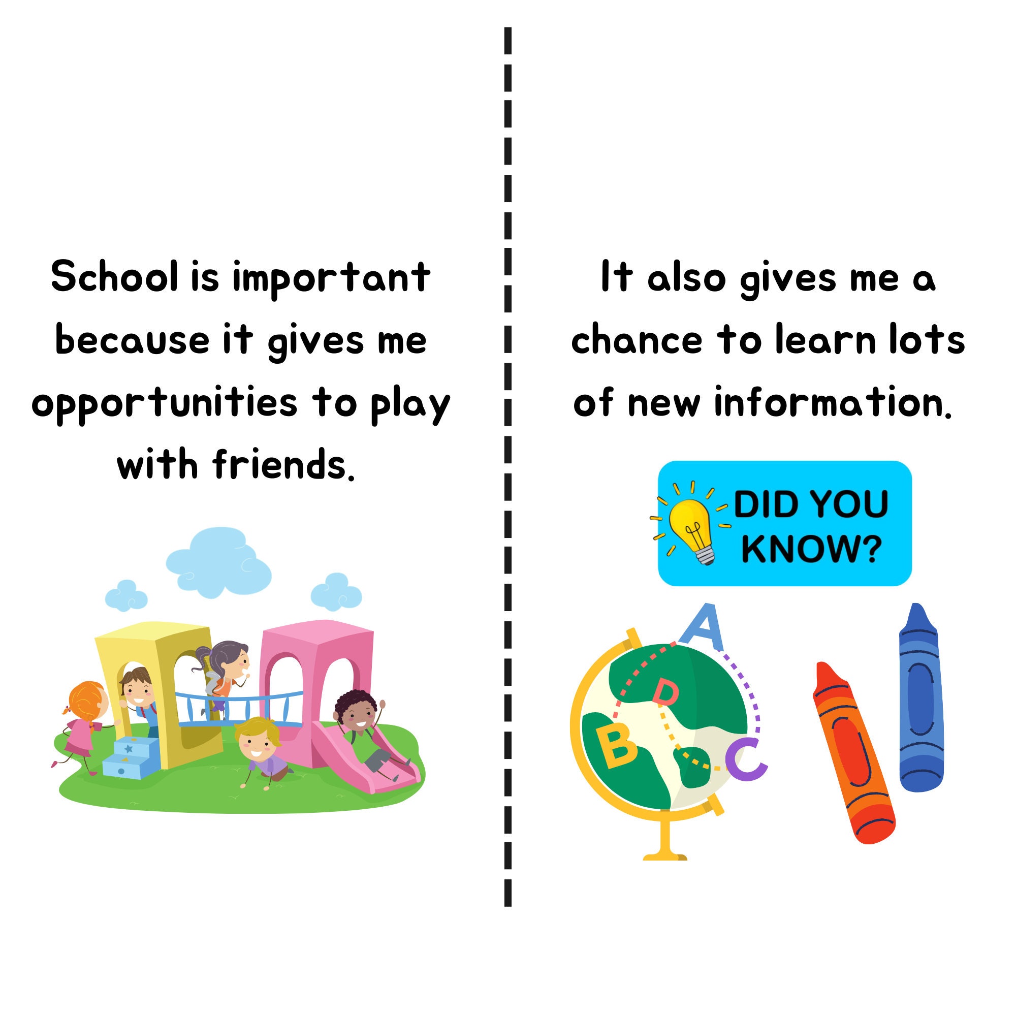 Coming to School Social Story | School Refusal | School Avoidance ...