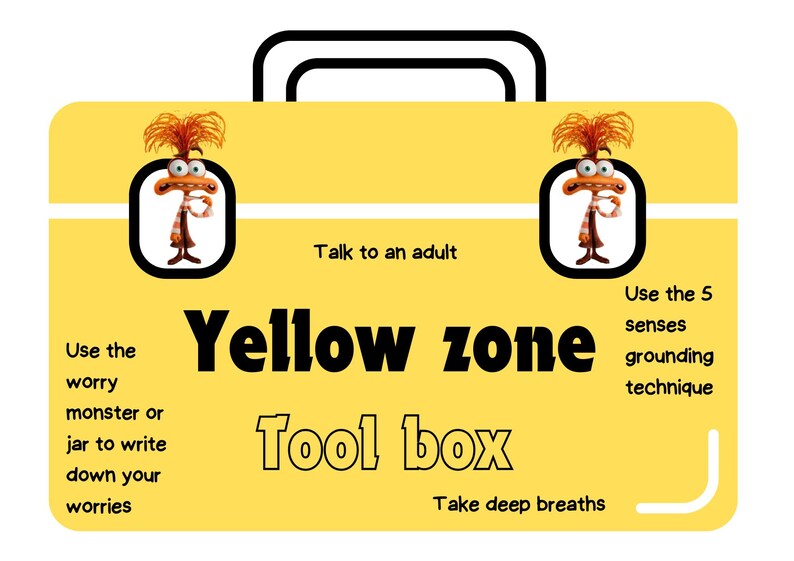 Inside Out 2 Bulletin Board | Inside Out 2 Zones of Regulation - Etsy UK