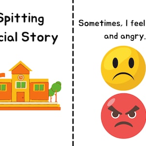 Spitting Social Story - Etsy