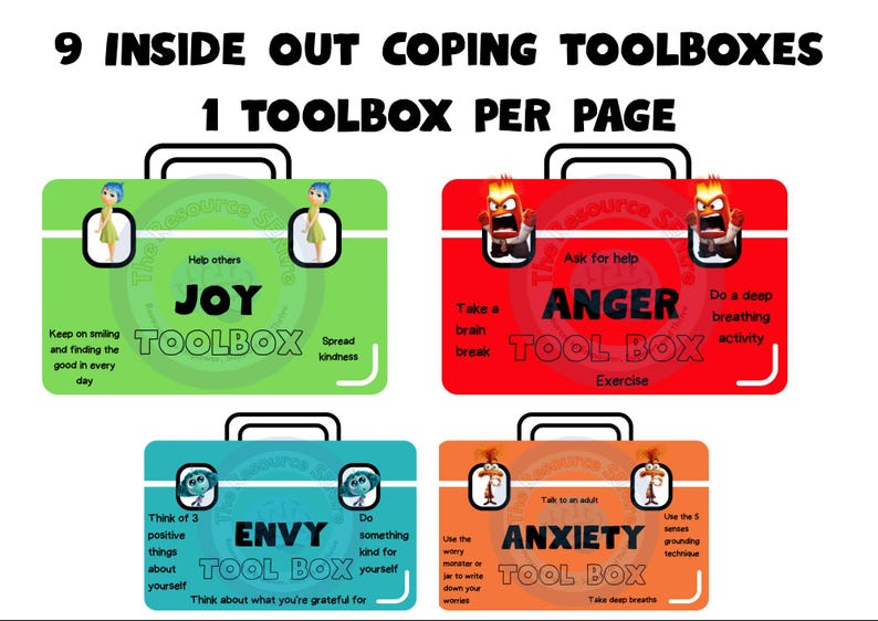 Inside Out Toolboxes | Emotion Regulation Strategies for Children ...