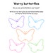 Worry Butterflies Catch Your Worries Worksheet Anxiety Support for ...