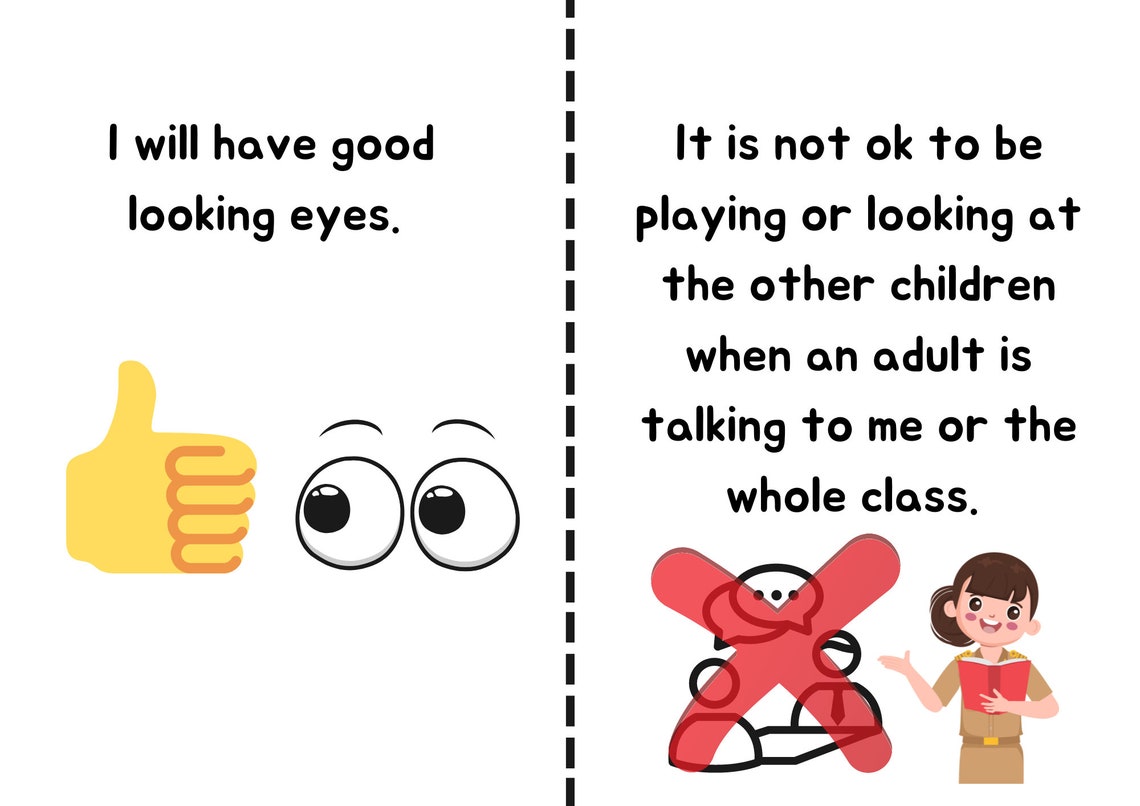 Behaviour in Class Social Story Behaviour Management in School ...