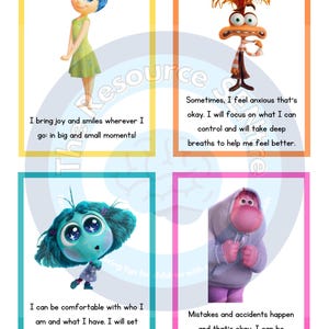 Inside Out 2 Positive Affirmation Flashcards (digital Download) - Etsy