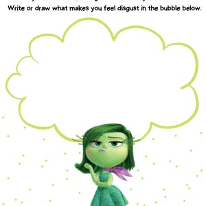 Inside Out 2 Emotions Worksheets for Children (PDF) - Etsy Canada