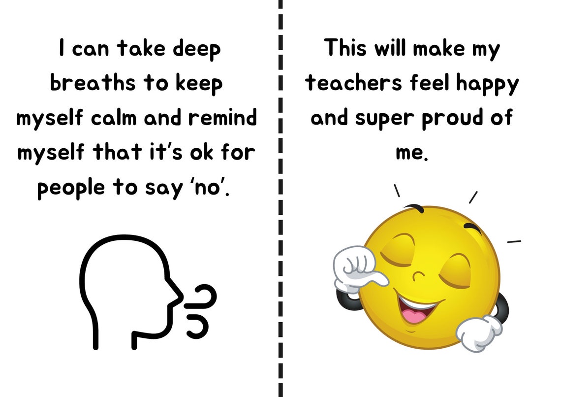 When People Say No Behaviour Social Story - Etsy