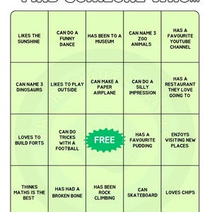 Get to Know You Bingo | Child Icebreaker Questions | Get to Know Each ...
