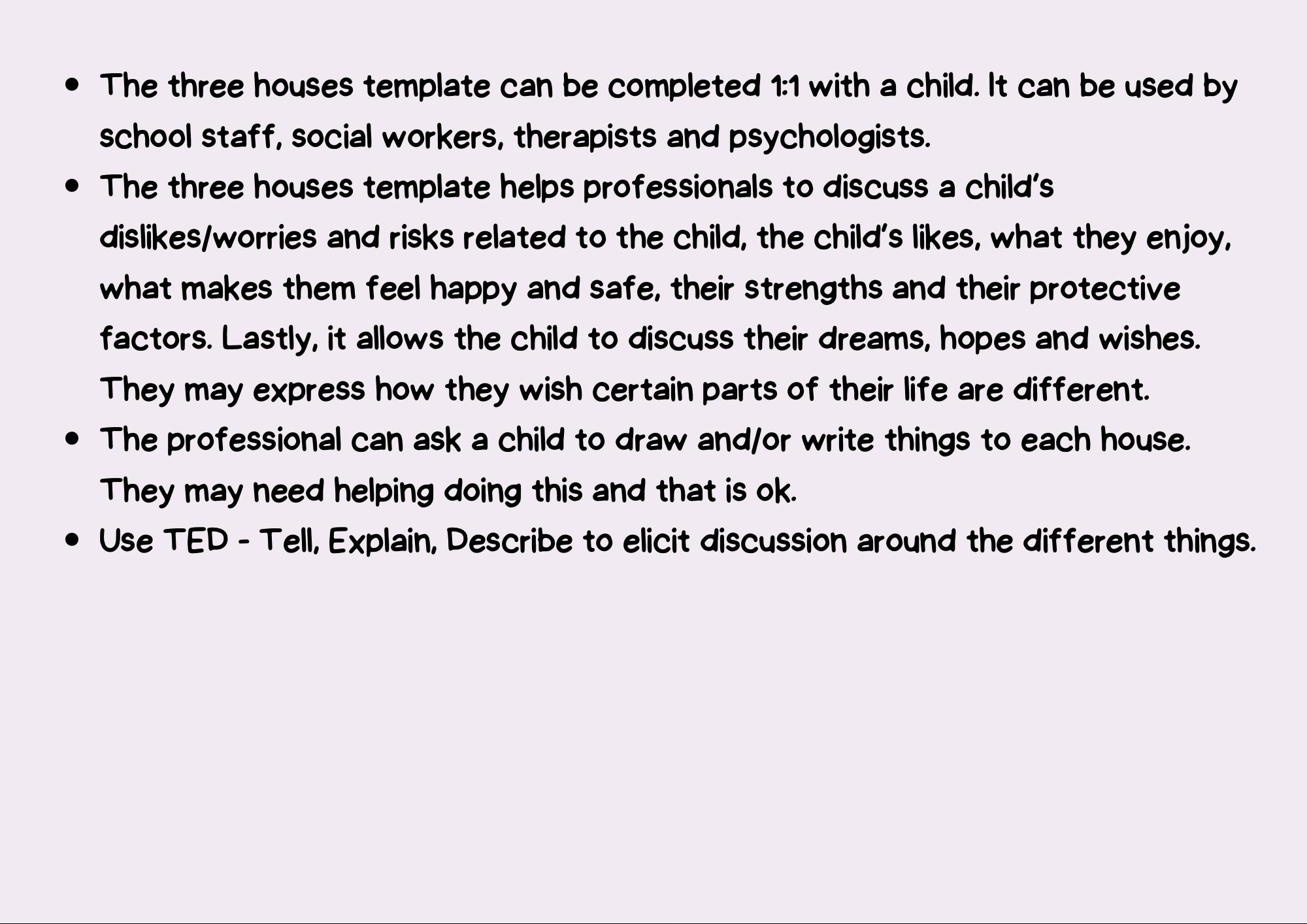 The Three Houses Activity: Children's Therapy Resource (digital ...
