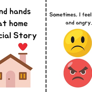 Kind Hands Social Story: Anger Coping Strategies - Etsy