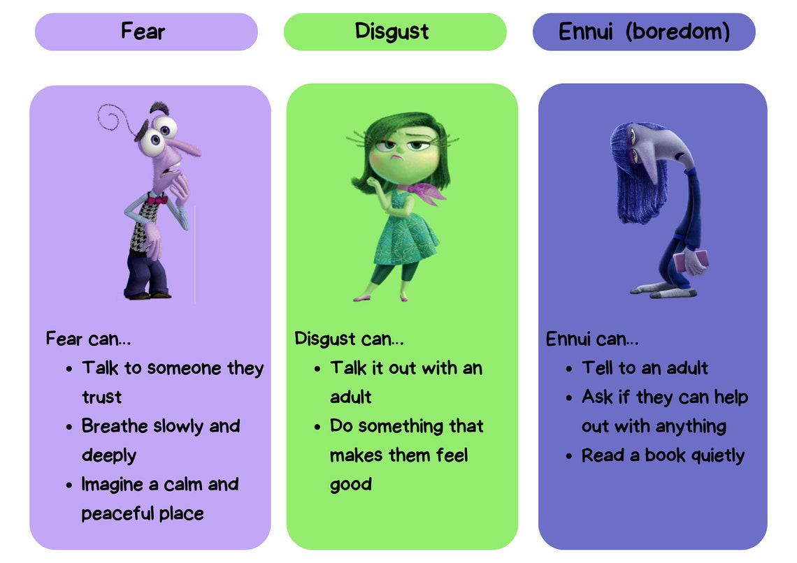 Inside Out 2 Emotions | Inside Out 2 Coping Strategies | Inside Out 2 How to Manage Emotions ...