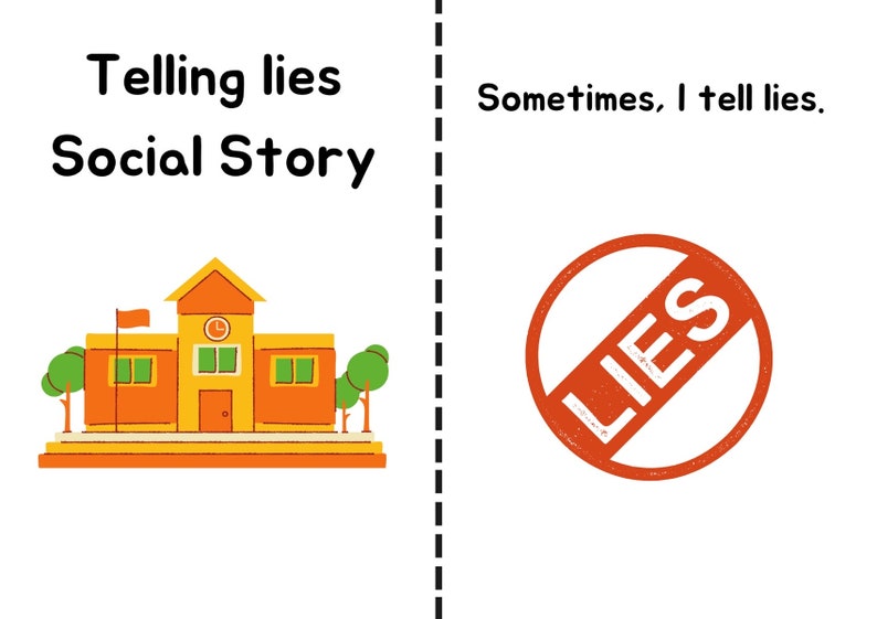 Telling Lies Social Story | Lying Social Story | Child Lying | Child ...