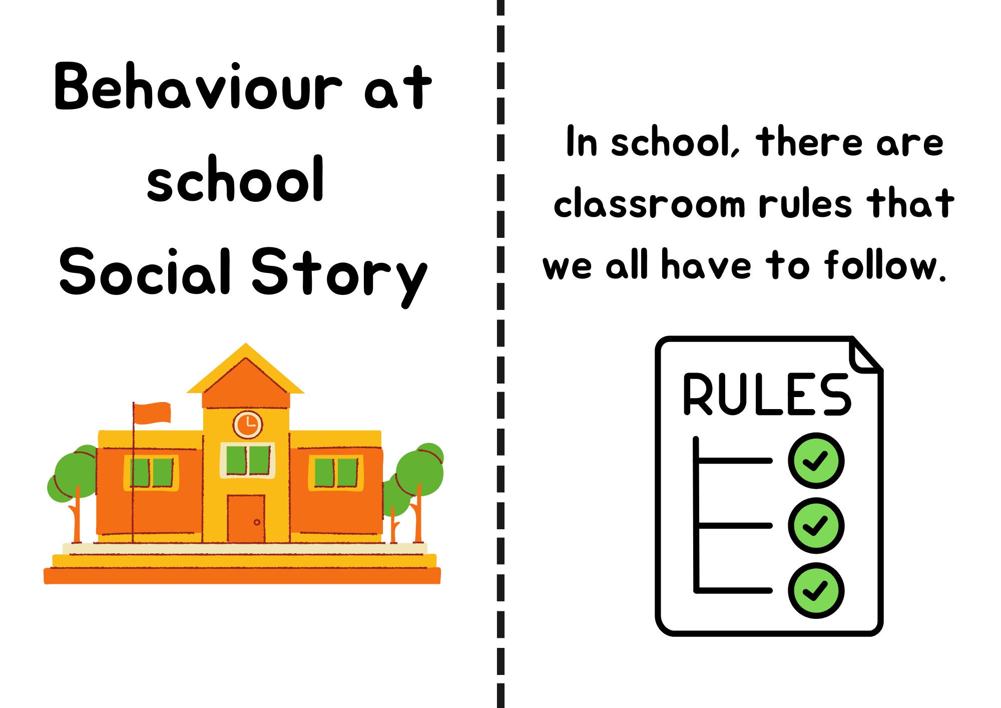 Behaviour in Class Social Story | Behaviour Management in School ...