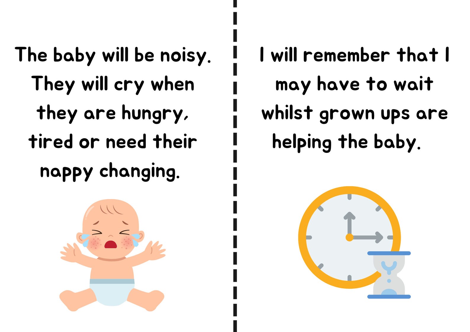 New Baby Social Story Customised - Etsy