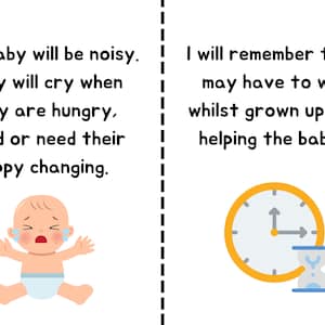 New Baby Social Story Customised - Etsy