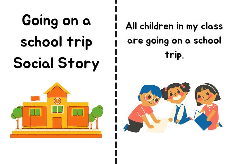 Going on a School Trip Social Story - Etsy