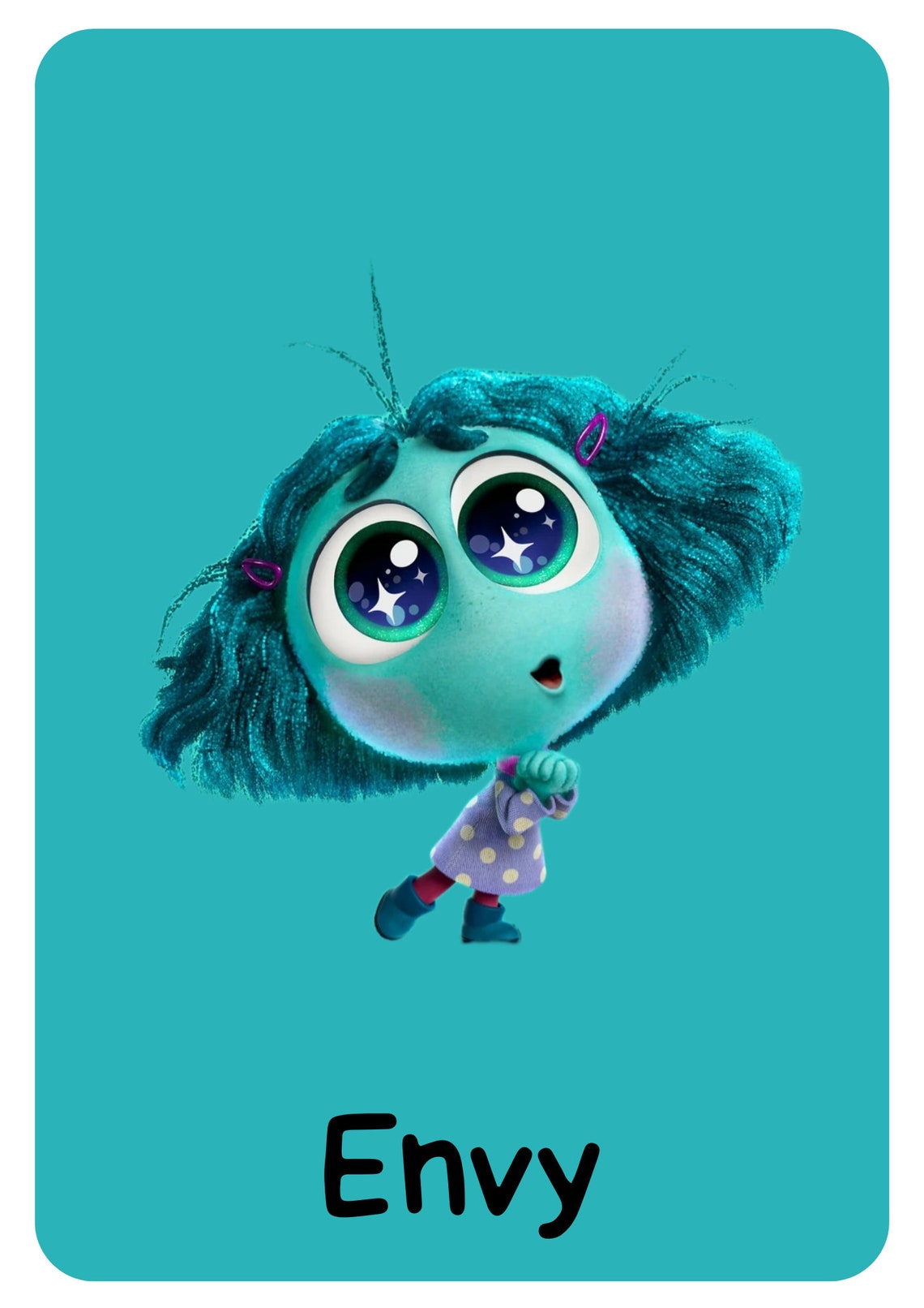 Inside out 2 personajes / Inside out 2 carteles / A4 Inside out 2 ...