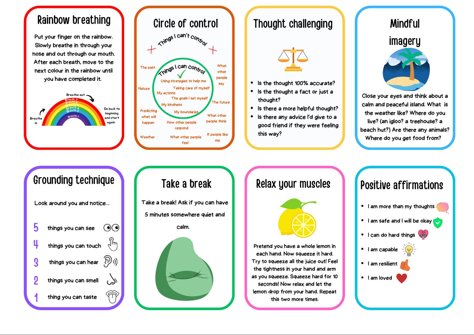 Inside Out 2 Emotion Coping Cards (digital Download) - Etsy Canada