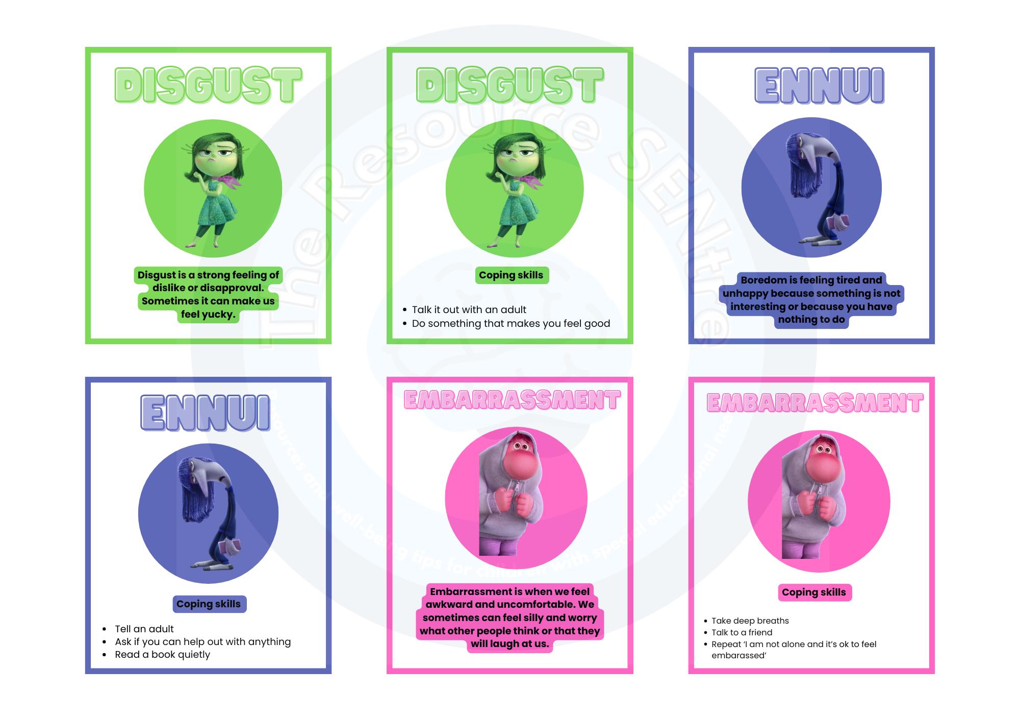 Inside Out 2 Flashcards | Inside Out 2 Emotion Definitions | Inside Out ...