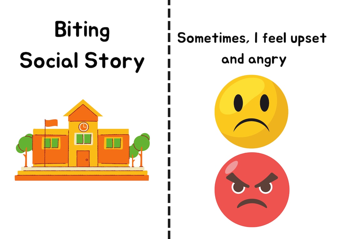 Biting Social Story - Etsy
