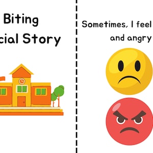 Biting Social Story - Etsy