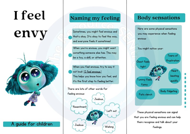 Inside Out 2 Emotion Guides: Coping Strategies Leaflets (digital ...