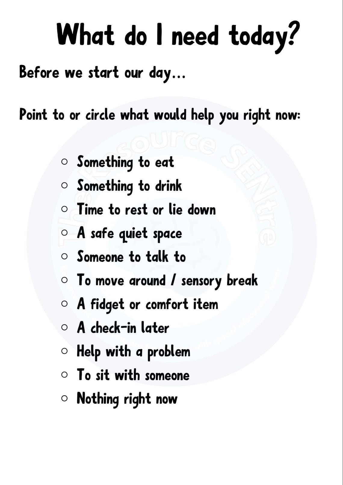 Teen Self Check-in: Emotion Regulation, Wellbeing (printable PDF) - Etsy