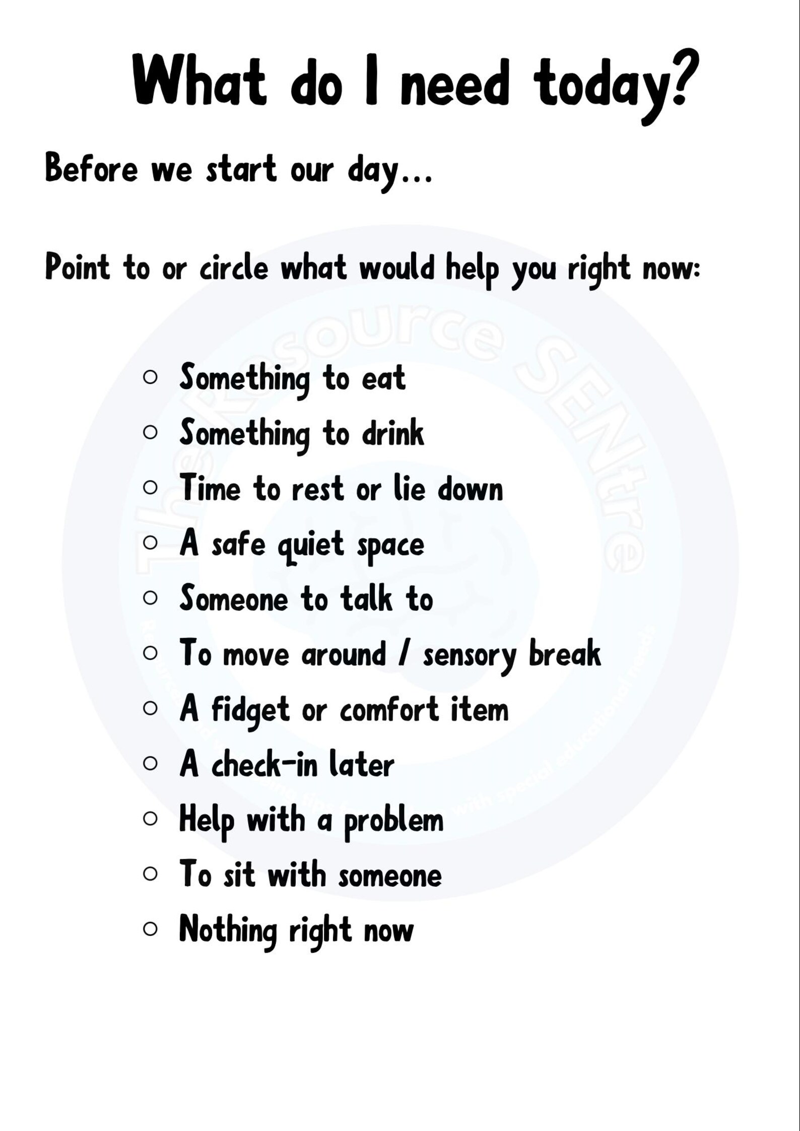 Teen Self Check-in: Emotion Regulation, Wellbeing (printable PDF) - Etsy