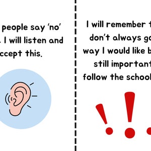 When People Say No Behaviour Social Story - Etsy