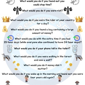 Children Icebreaker Questions | What Would You Do If Questions - Etsy
