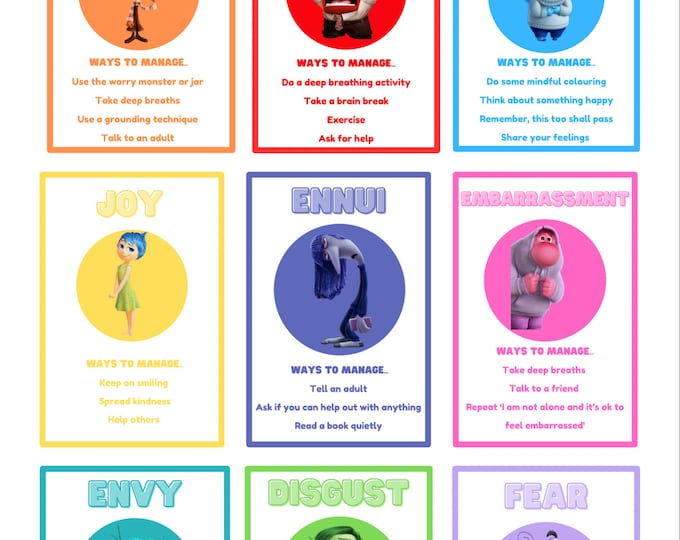 Inside Out 2 Emotion Coping Cards (digital Download) - Etsy Canada