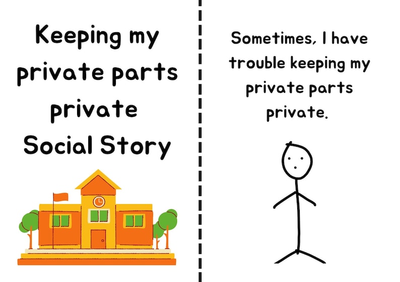 Keeping My Private Parts Private Social Story - Etsy