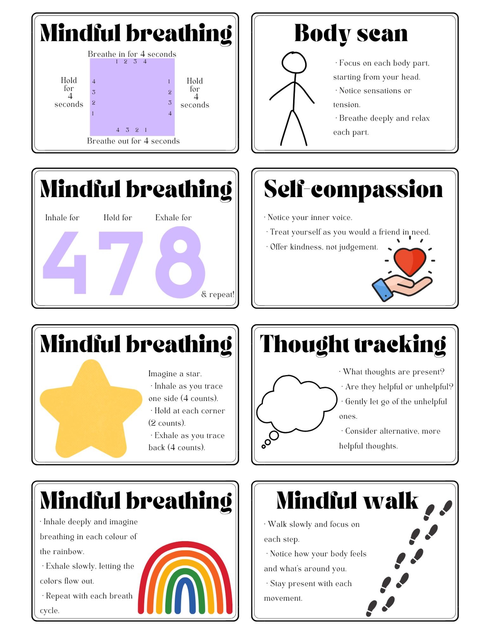 Mindfulness Journal | Mindfulness Worksheets | Self-awareness ...