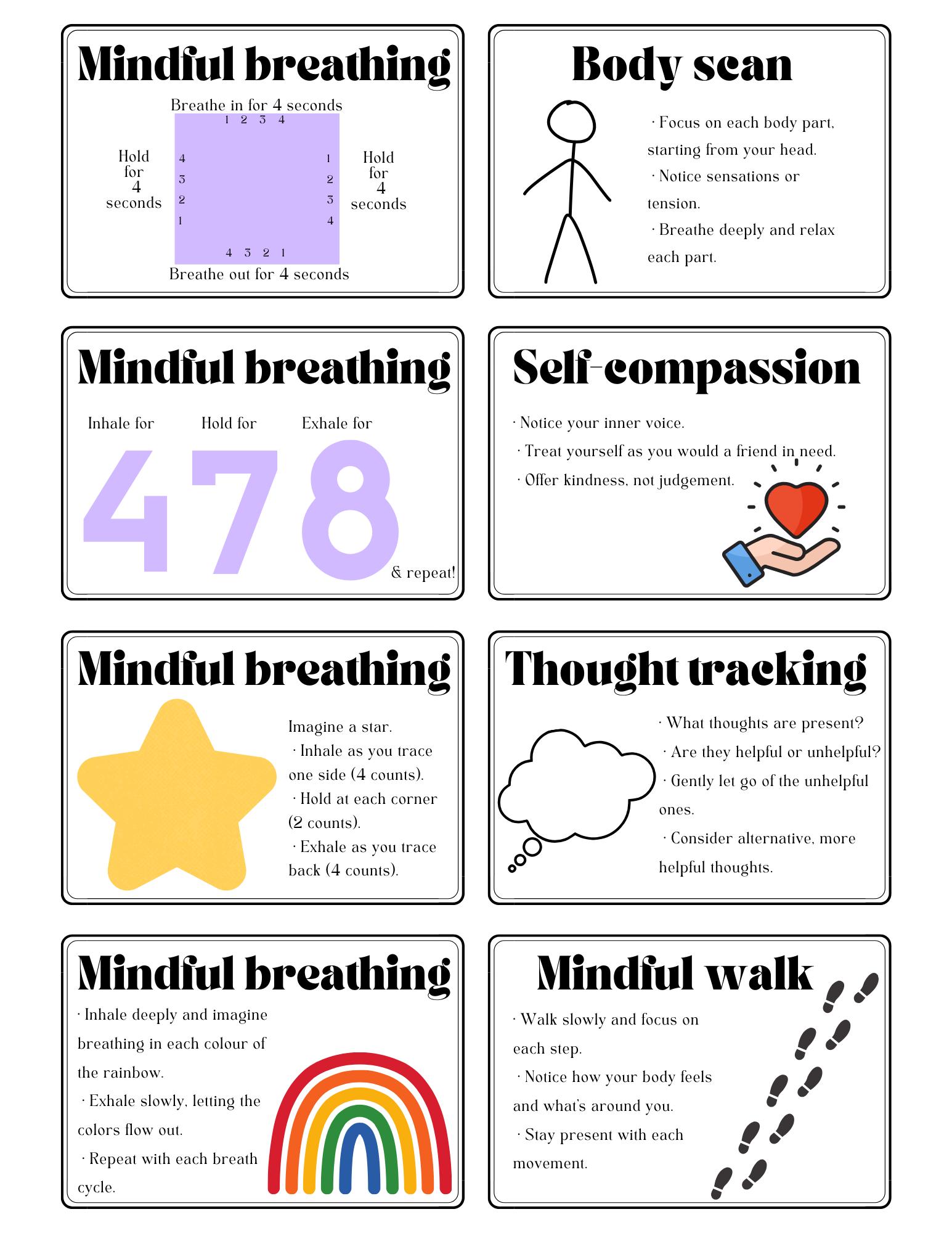 Mindfulness Journal | Mindfulness Worksheets | Self-awareness ...