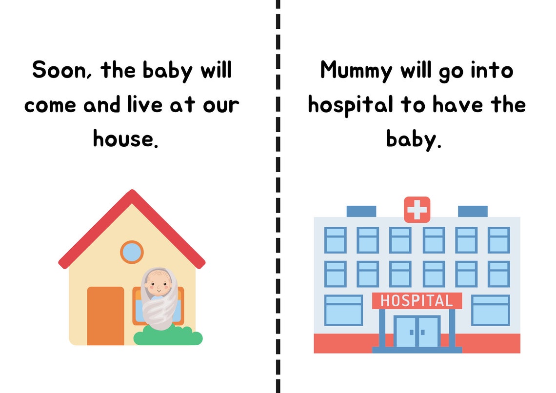 New Baby Social Story Customised - Etsy