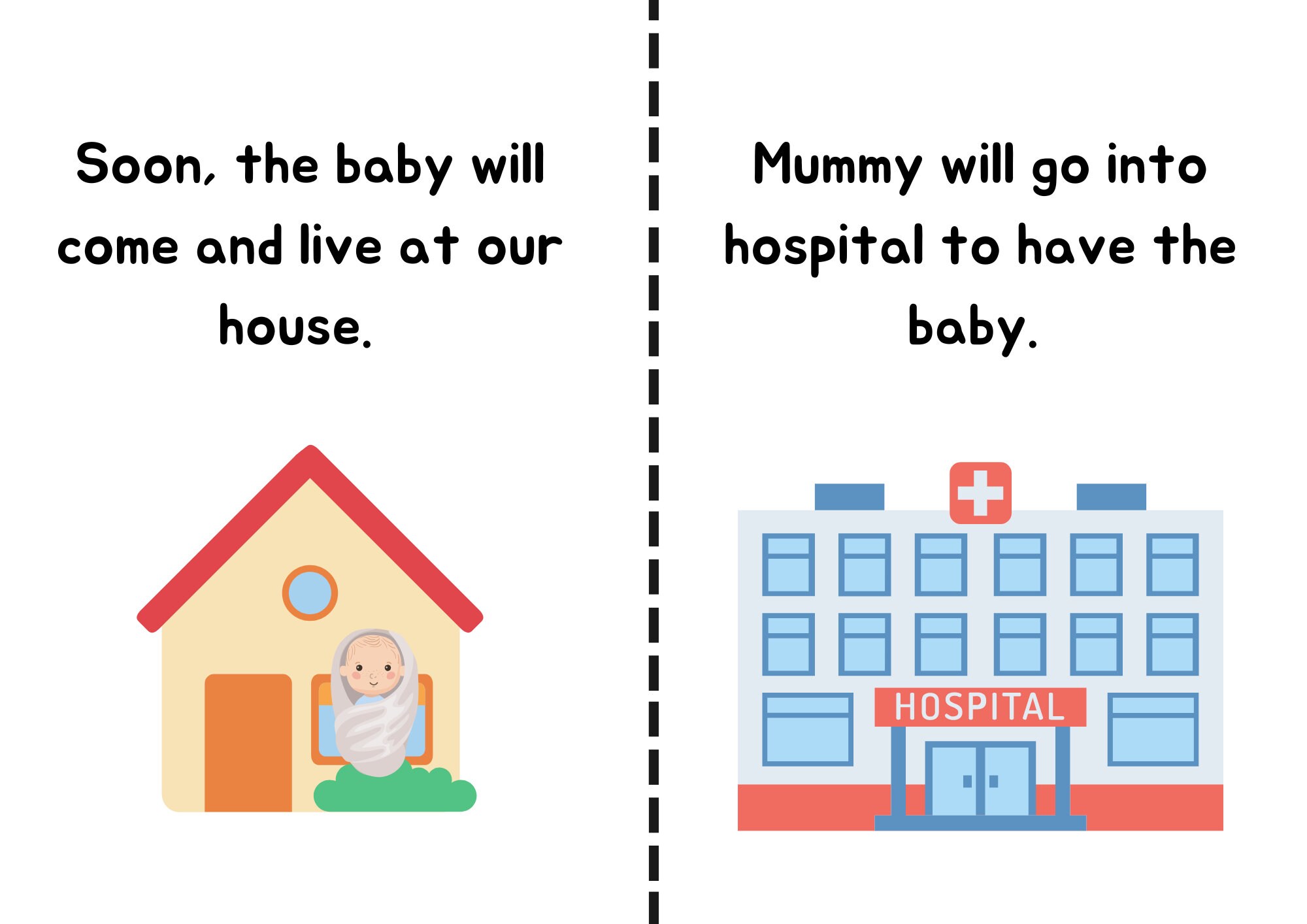 New Baby Social Story Customised - Etsy