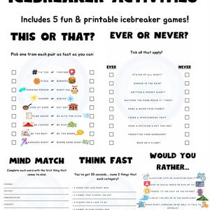 Teen Therapy Icebreaker Games | Conversation Starters, Counselling ...