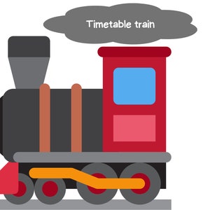 Visual Timetable Train for Children - Etsy