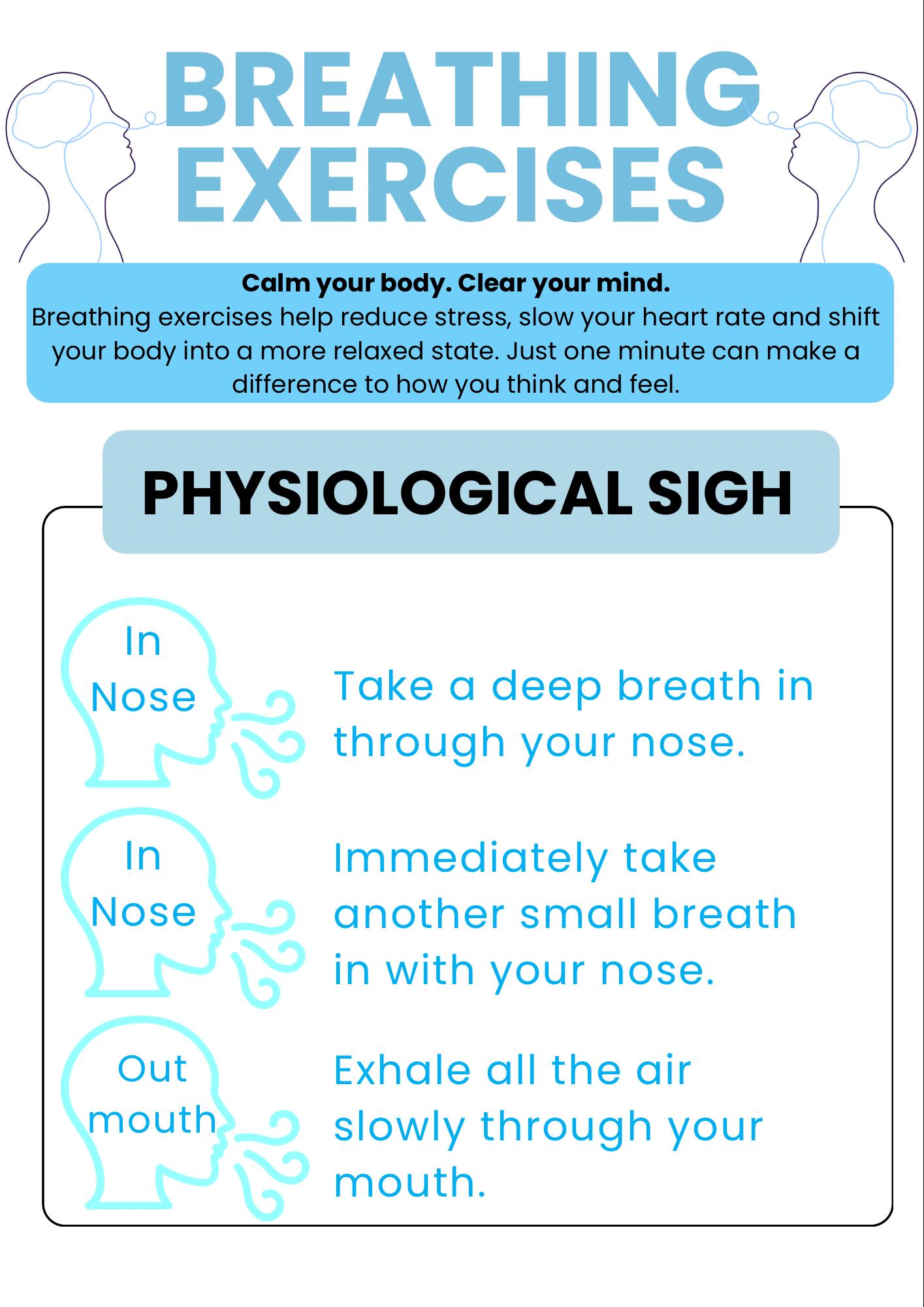 Breathing Exercises Posters - Etsy