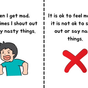 Being Polite Social Story | No Shouting or Saying Nasty Things ...