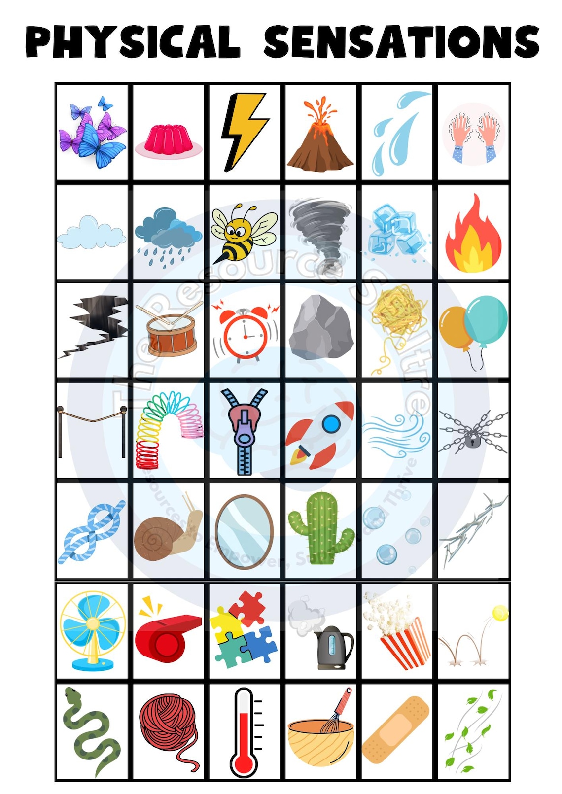 Emotions Physical Feelings Bundle | Body Sensation Check-in Worksheets ...