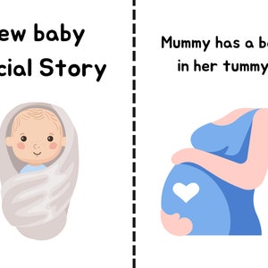 New Baby Social Story Customised - Etsy